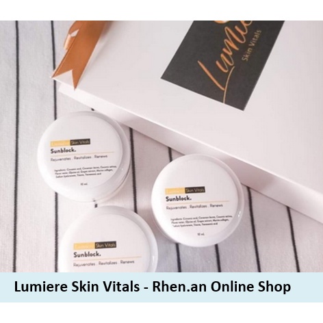 SUNBLOCK | LUMIERE SKIN VITALS | 100% AUTHENTIC | METRO MANILA ONHAND ...
