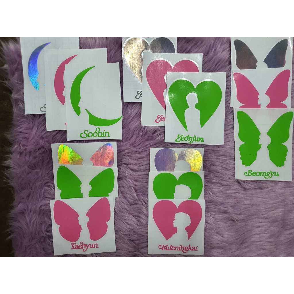TXT SILHOUETTE TEMPTATION DECAL STICKERS | Shopee Philippines