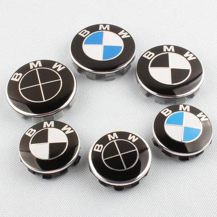 Spot 100% imported aluminum BMW BMW car logo wheel cover wheel logo ...