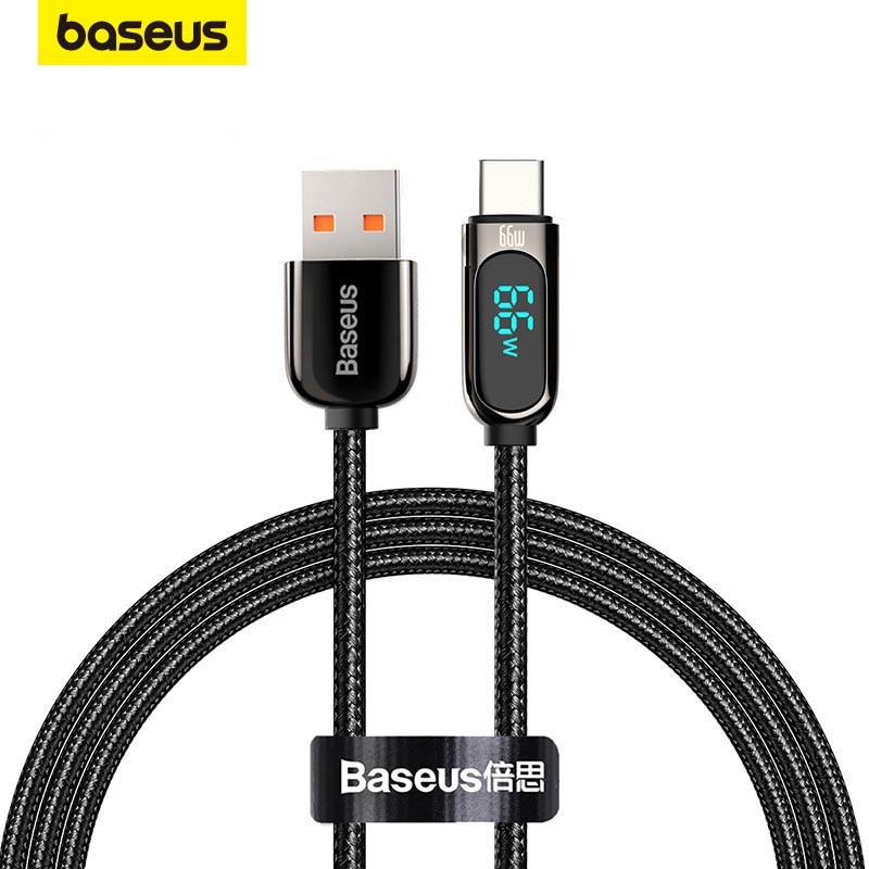 Baseus 66W USB to Type-C Display Fast Charging Data Cable Phones Charge ...