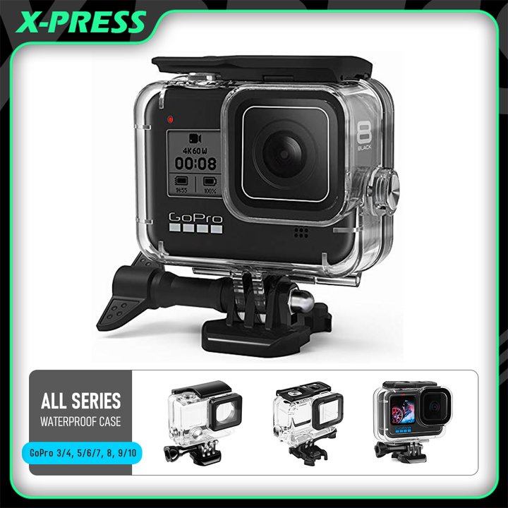 60M Waterproof Case for GoPro Hero 10/9/8/7/6/5/4/3 Protective ...