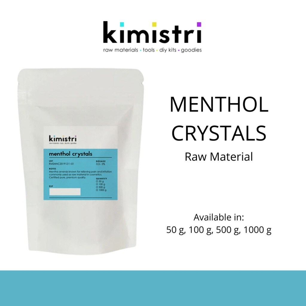 Menthol Crystals for Cosmetics, Skincare, Diffuser or Humidifier (Pure ...