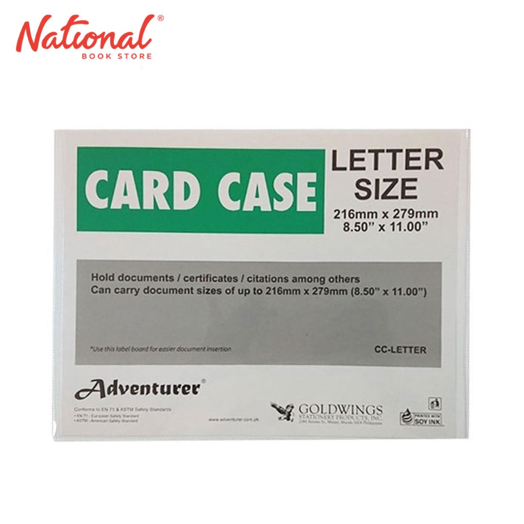 Adventurer Document Card Case Short CC-Letter - School & Office ...