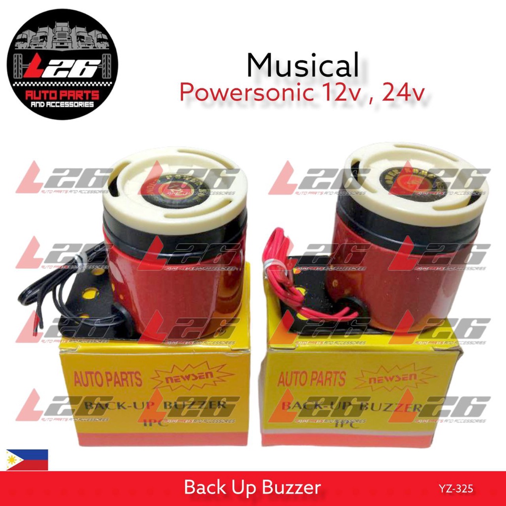 Back-up Buzzer Power Sonic Lambada Beep-Beep 24 volts 12 volts Car ...