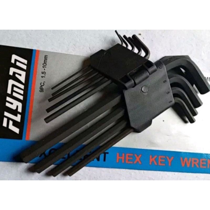 Allen wrench set original Flyman heavy duty and Mactech USA Allen ...