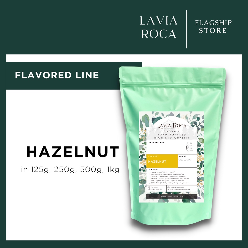 HAZELNUT | FLAVORED COFFEE | Beans or Ground | 125g 250g 500g 1kg pouch ...