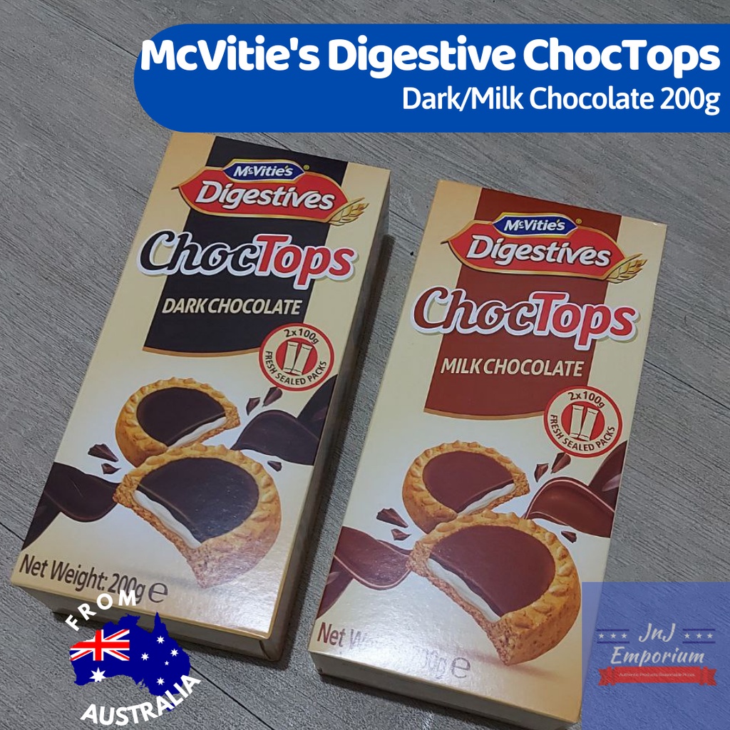 ☁[NEAR EXPIRY/ CLEARANCE SALE] Mcvitie's Digestives Choc Tops Dark/Milk ...