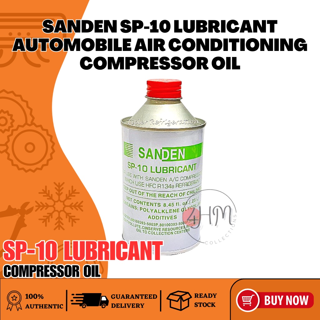 4HMC SANDEN SP-10 LUBRICANT AUTOMOBILE AIR CONDITIONING COMPRESSOR OIL ...