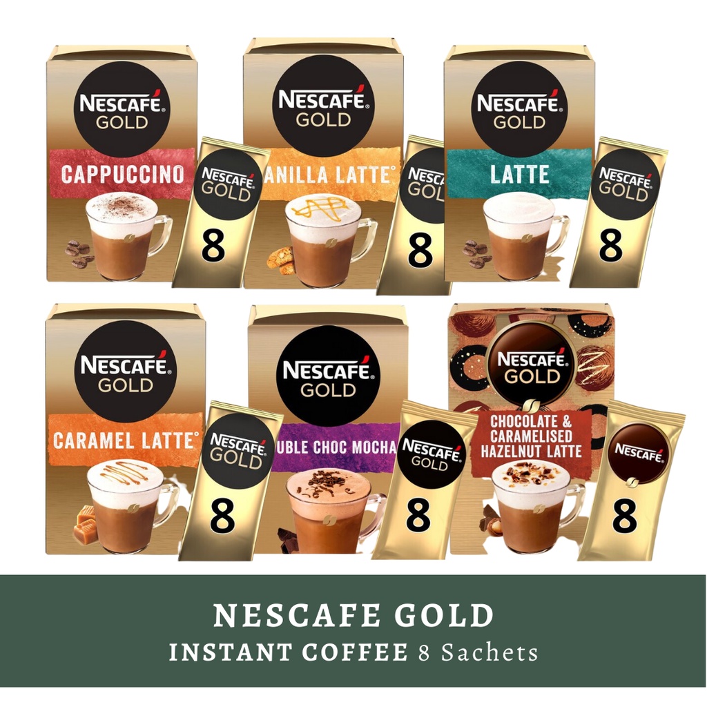 Nescafe Gold Instant Coffee Collection (8 Sachets) | Shopee Philippines
