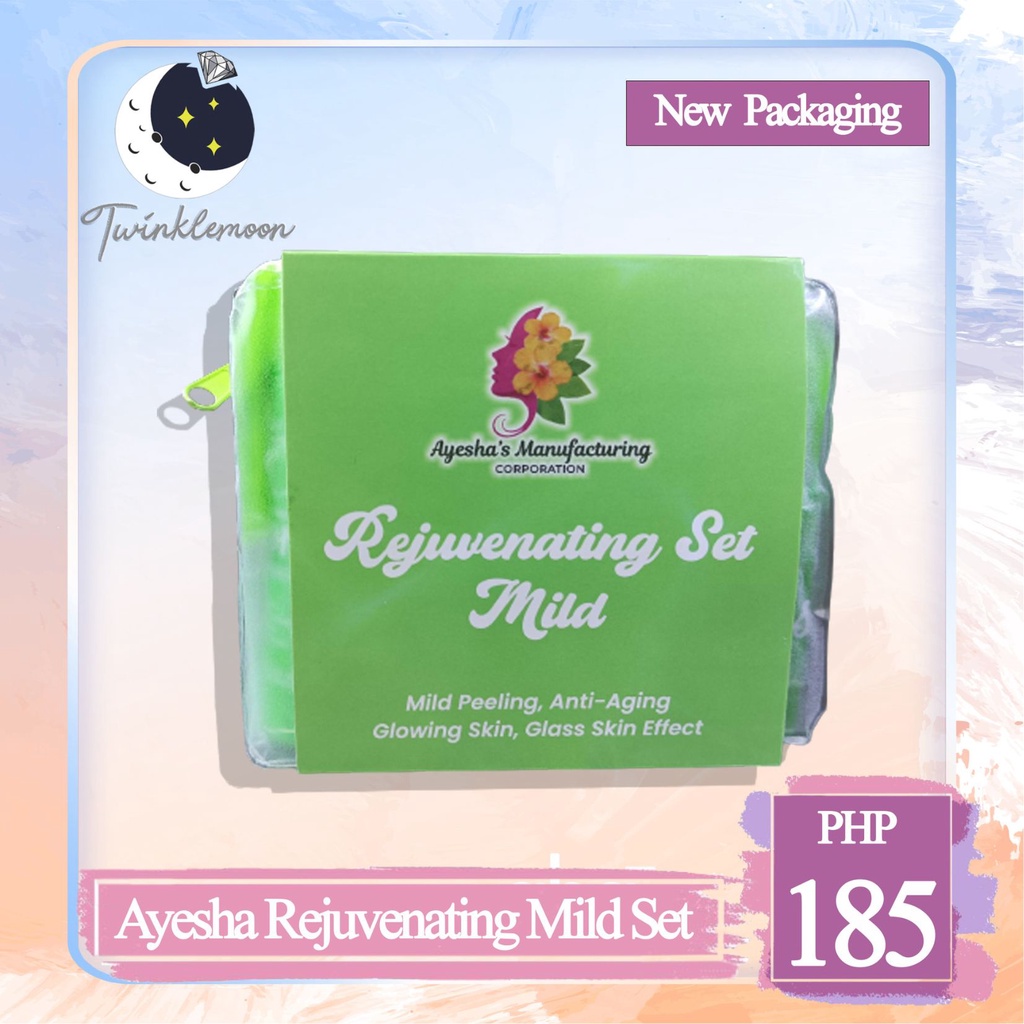 TwinkleMoon Original Ayesha Rejuvenating Set (Mild Set) | Shopee Philippines