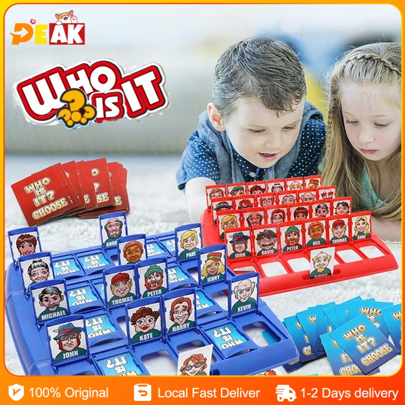 Who is it Board Game Toys Family Guessing Games Memory Training Parent ...