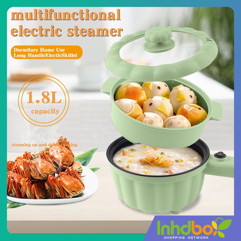 INHDBOX Multifunction Electric Skillet MIni Rice Cooker Pancake Eggs ...