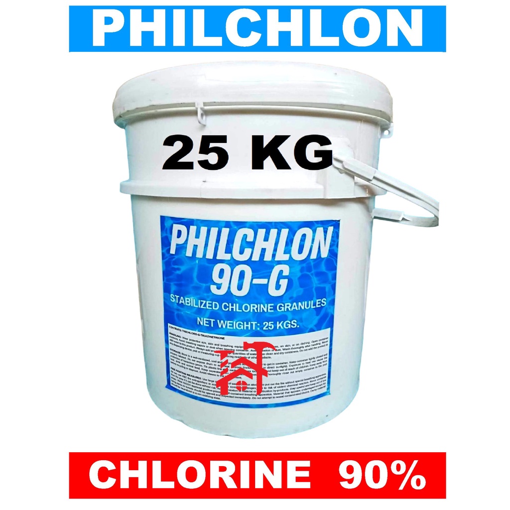 PHILCHLON CHLORINE 90G X 25KGS | Shopee Philippines