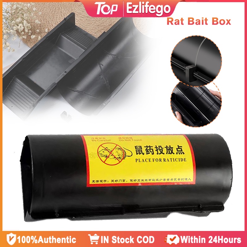 Rat Bait Station Indoor Outdoor Professional Rat Bait Box | Shopee ...
