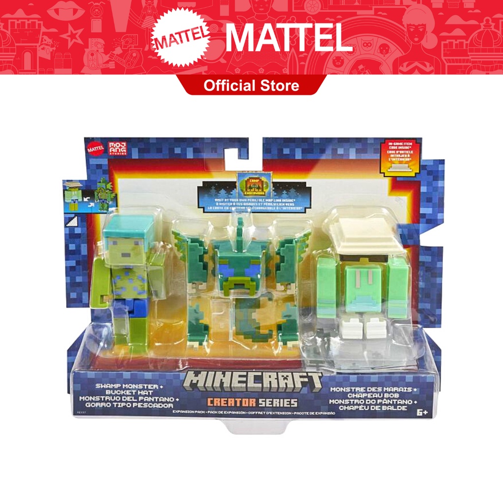 Minecraft Creator Series Story Play - Swamp Monster Figure Expansion ...