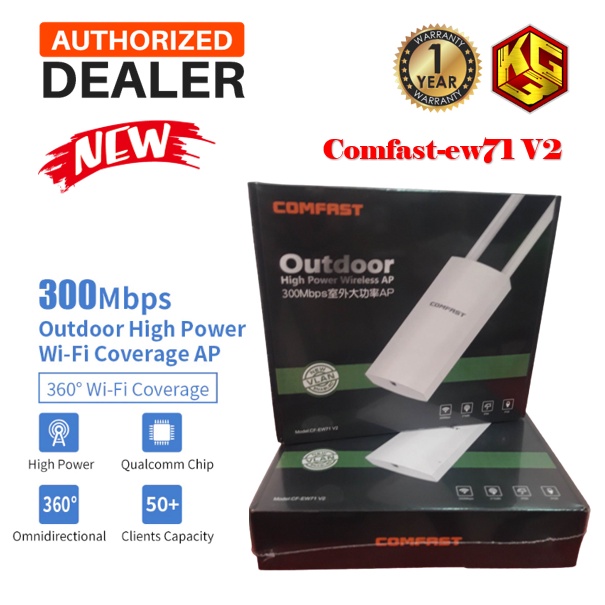COMFAST CF EW71 V2 300Mbps Wireless AP Base Station High Power WIFI ...
