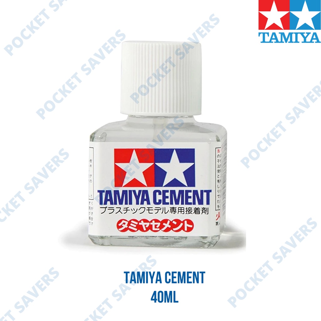 TAMIYA Cement 40 ml (Glue, Adhesive for Plastic Model Cars) | Shopee ...