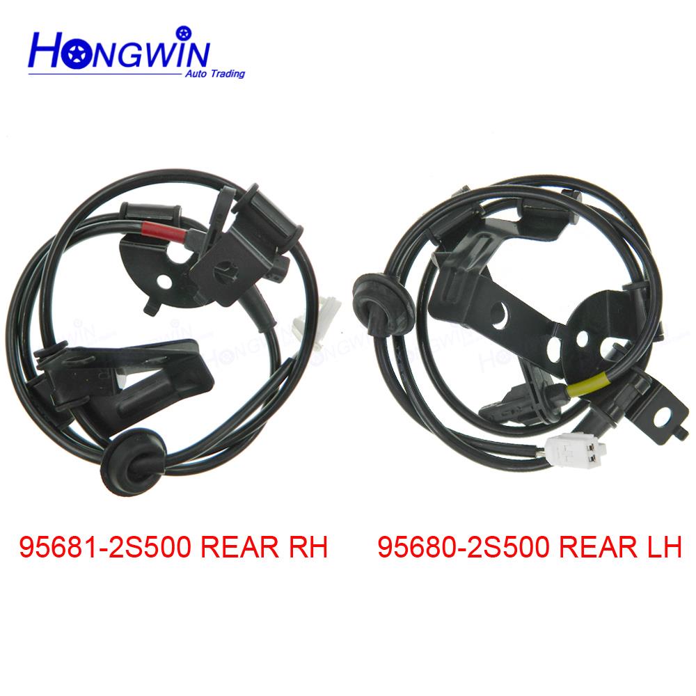 95680-2S500 95681-2S500 4WD Rear Left&Right New ABS Wheel Speed Sensor ...