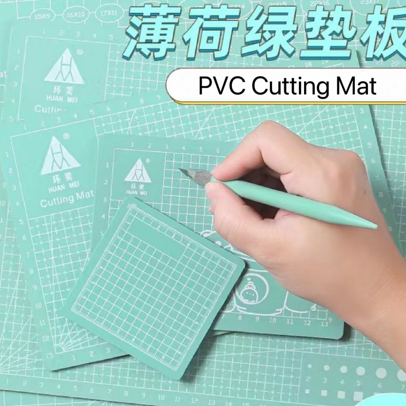 Mint Green A4 A5 PVC Cutting Mat DIY Multifunctional Handicraft Art ...