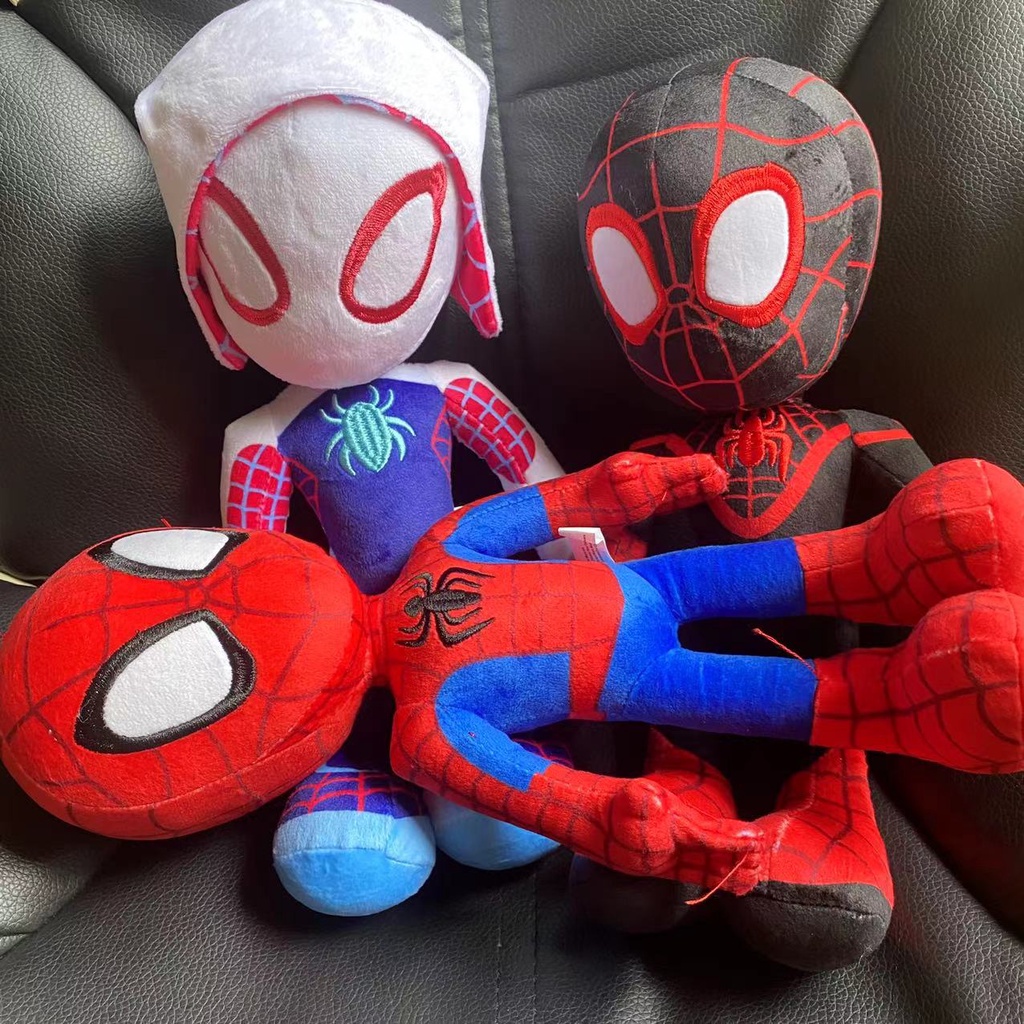 32cm Marvel Spider-Man Plush Toys Cartoon Anime Figure Soft PP Cotton ...