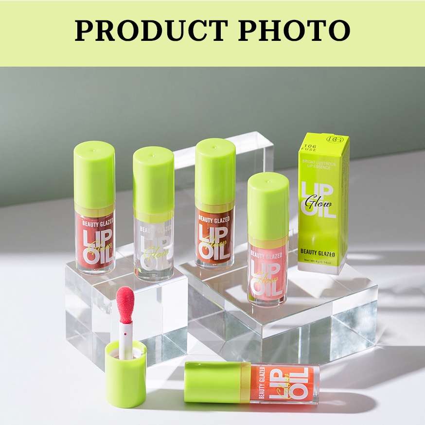 BEAUTY GLAZED Rare Bright Lustrous Lip Essence Lip Oil Moisturizing ...