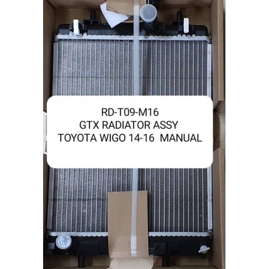 Radiator Assembly Toyota Wigo 2014-2016 Manual | Shopee Philippines