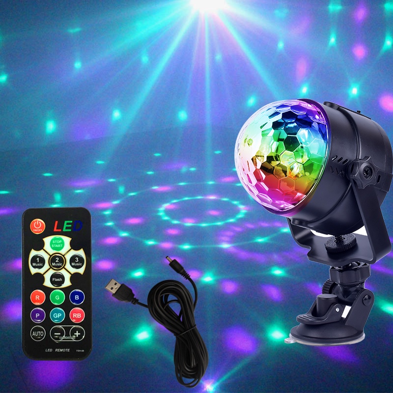 KTV Disco Ball Party Lights mini DJ light room disco stage flash LED ...
