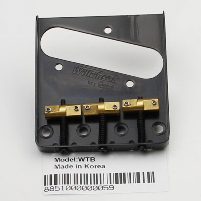 Wilkinson WTB Chrome silve Black Gold Vintage Style Fixed Tele Electric ...