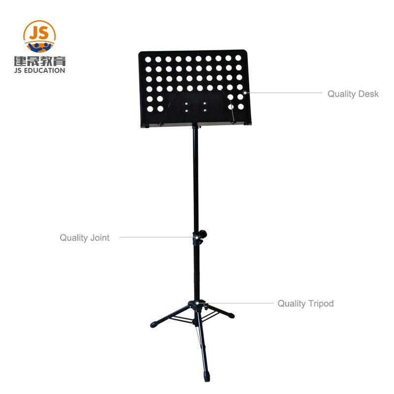 Height adjustable metal foldable note keyboard sheet music stand ...