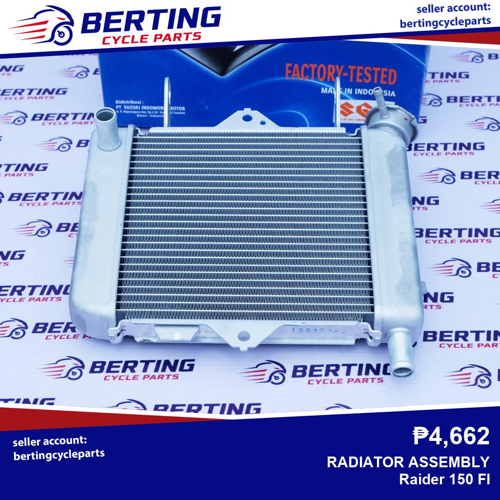 SGP RADIATOR ASSEMBLY Suzuki Raider 150 FI Genuine 17710-12K00-000 ...