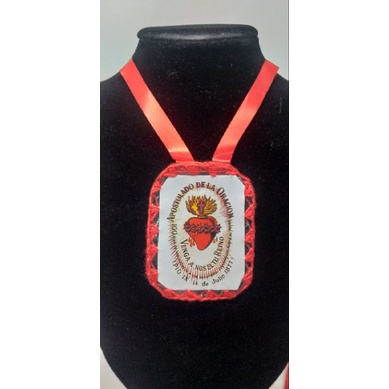 Sacred Heart Scapular - Alagad ng Panalangin Red | Shopee Philippines