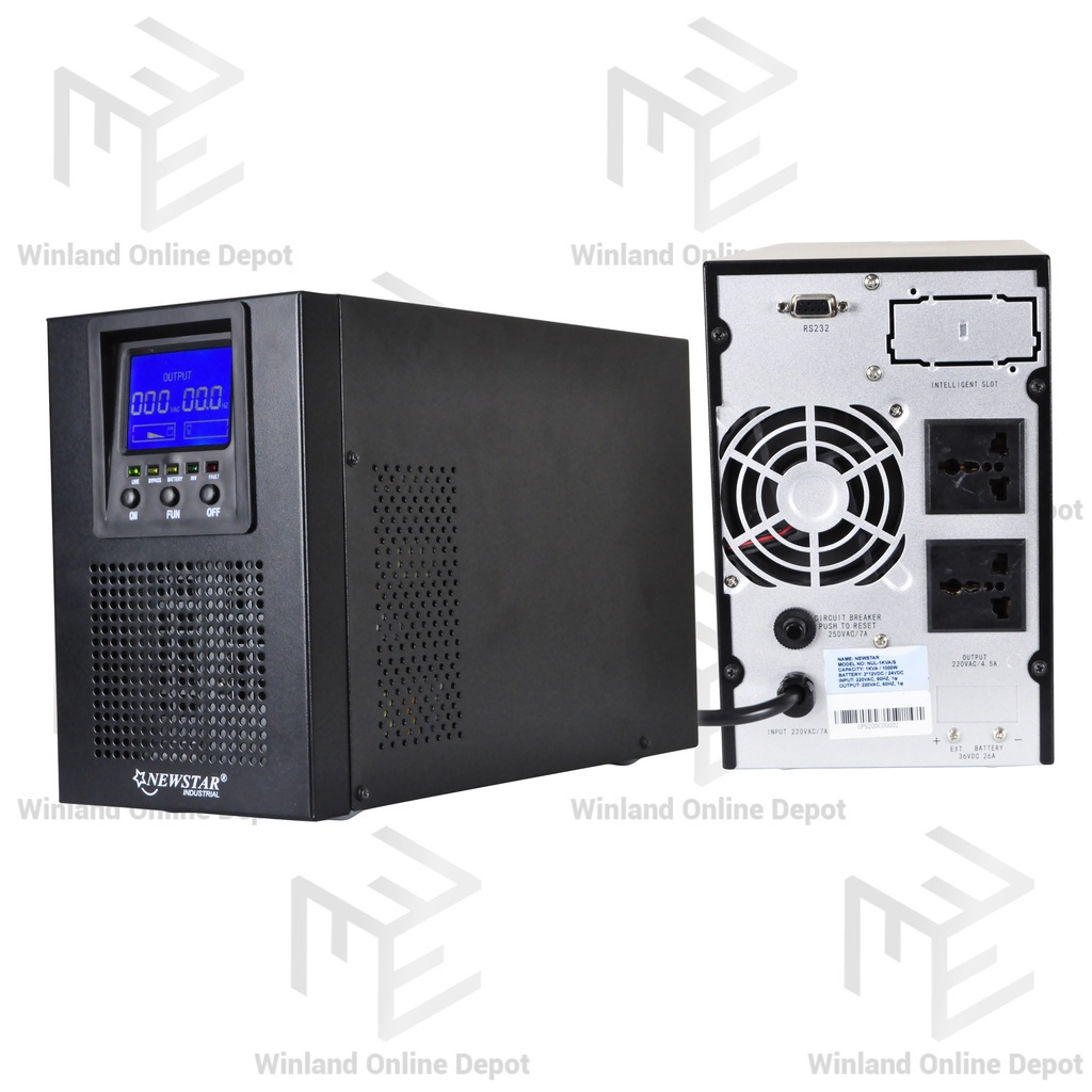 Newstar by Winland Online Uninterrupted Power Supply (UPS) 1kVA / 800W ...