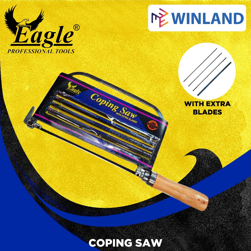 Eagle Tools by Winland Coping Saw with Extra Blades | Shopee Philippines
