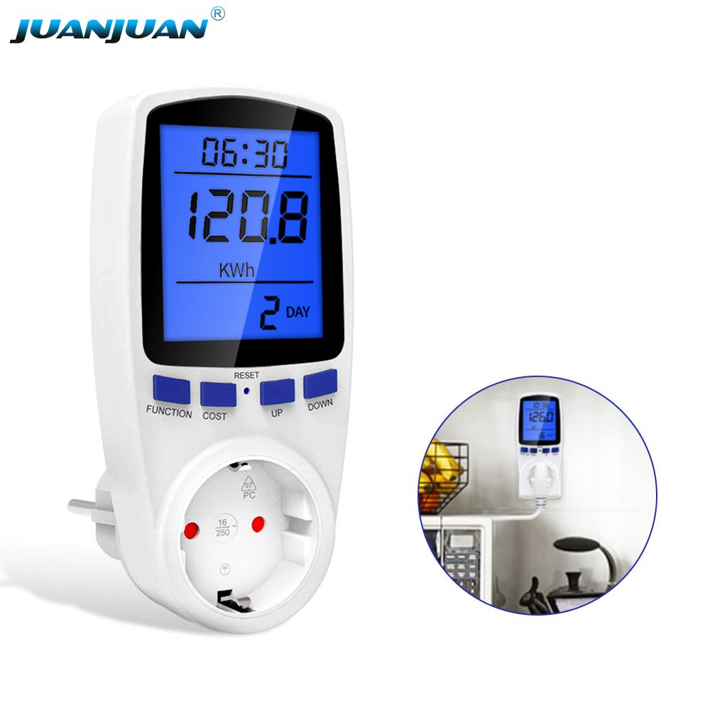 Best price EU Plug Watt Meter Ac Digital Electric Power Meter Kwh Meter ...