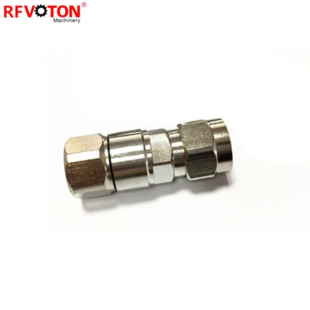N male plug straight clamp rf connector for 1/2 inch feeder cable LDF4 ...