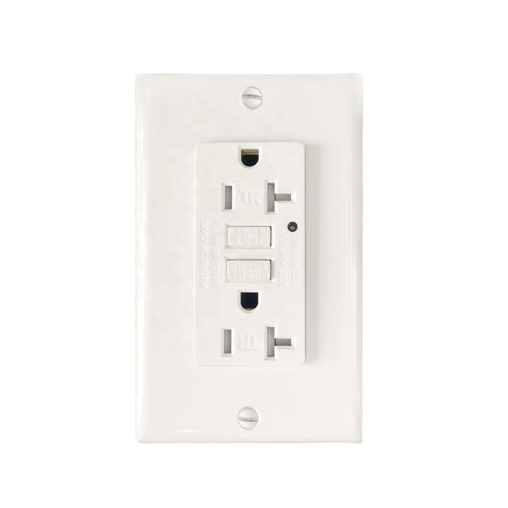 GFCI Outlet, 20A 120V TR/Tamper Resistant GFCI Duplex Receptacle Ground ...