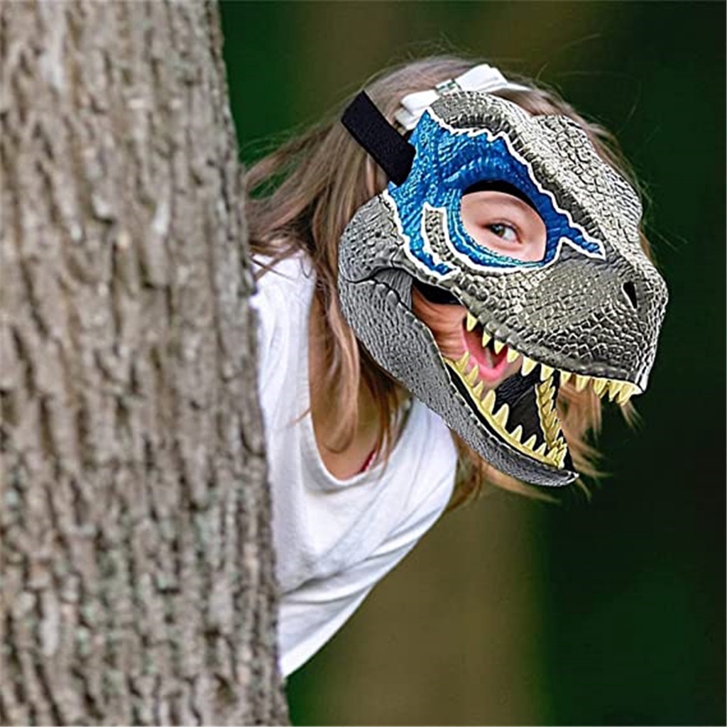 3D Dinosaur Mask Horror Dragon Latex Headgear Masquerade Party Cosplay ...