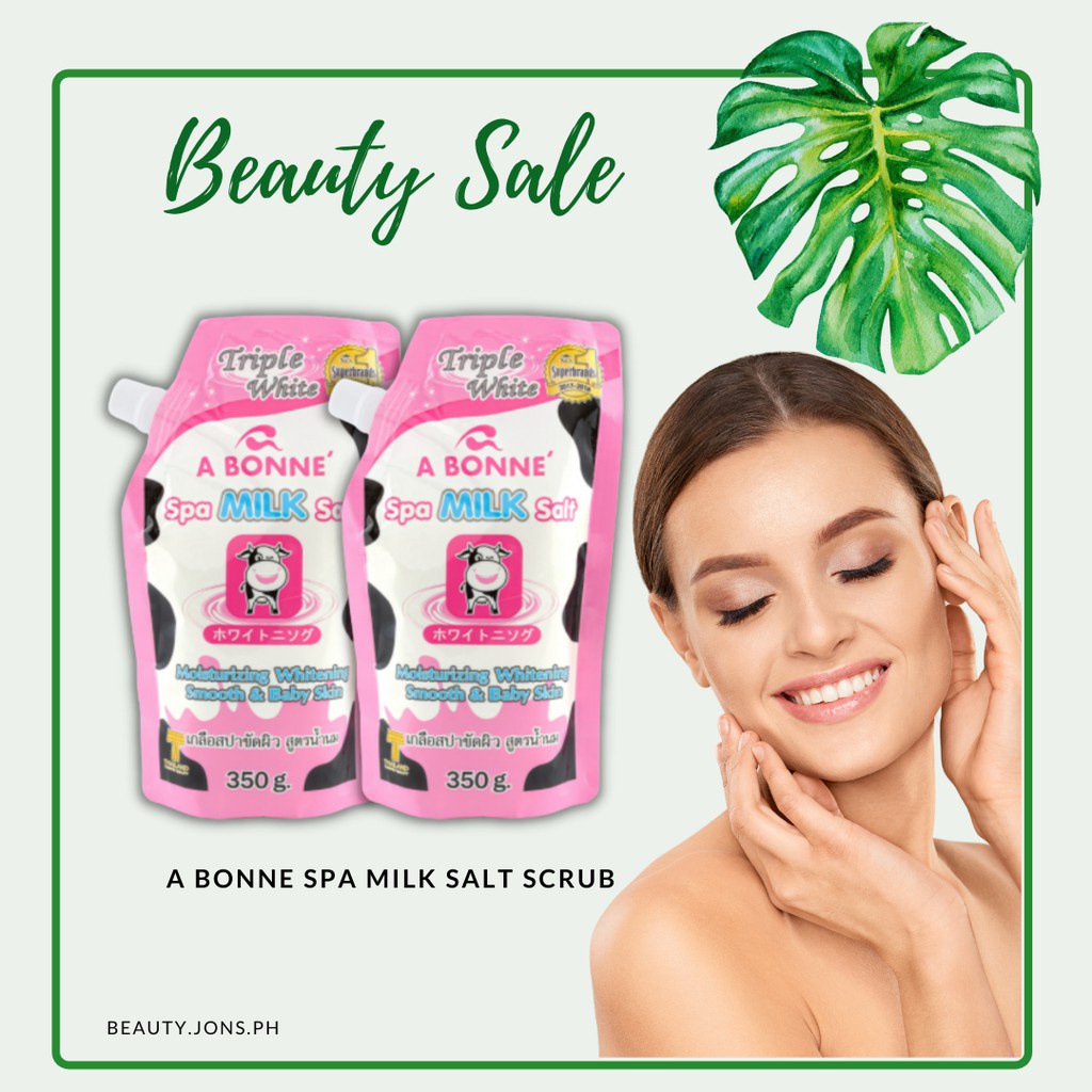 ☁ Original A Bonne Milk Spa Body Bath Salt Spa Milk Salt Pouring Cap ...