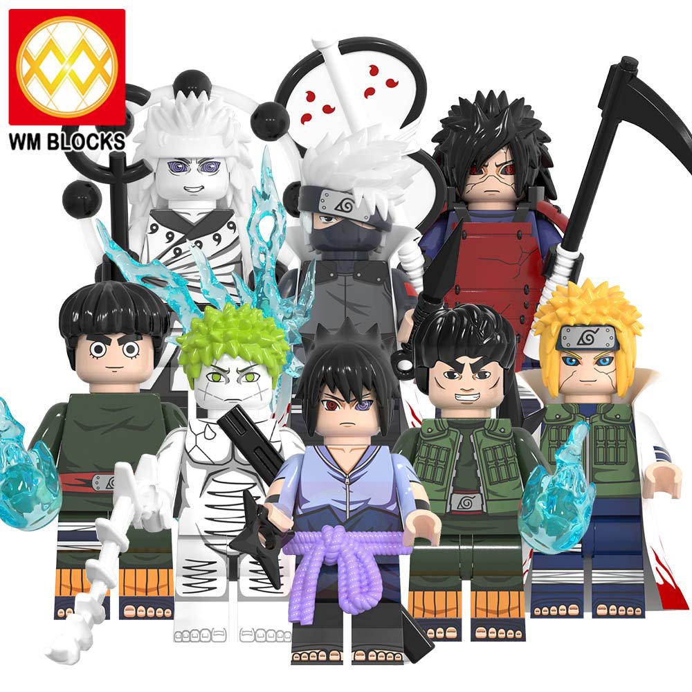 WM6109 WM Blocks Japanese Anime Namikaze Minato Uchiha Sasuke Kakashi ...