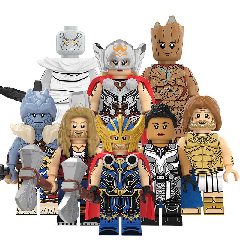 New KT1062 Super Hero Thor Valkyrie Female Thor Korg Zeus Gore Tree Man ...