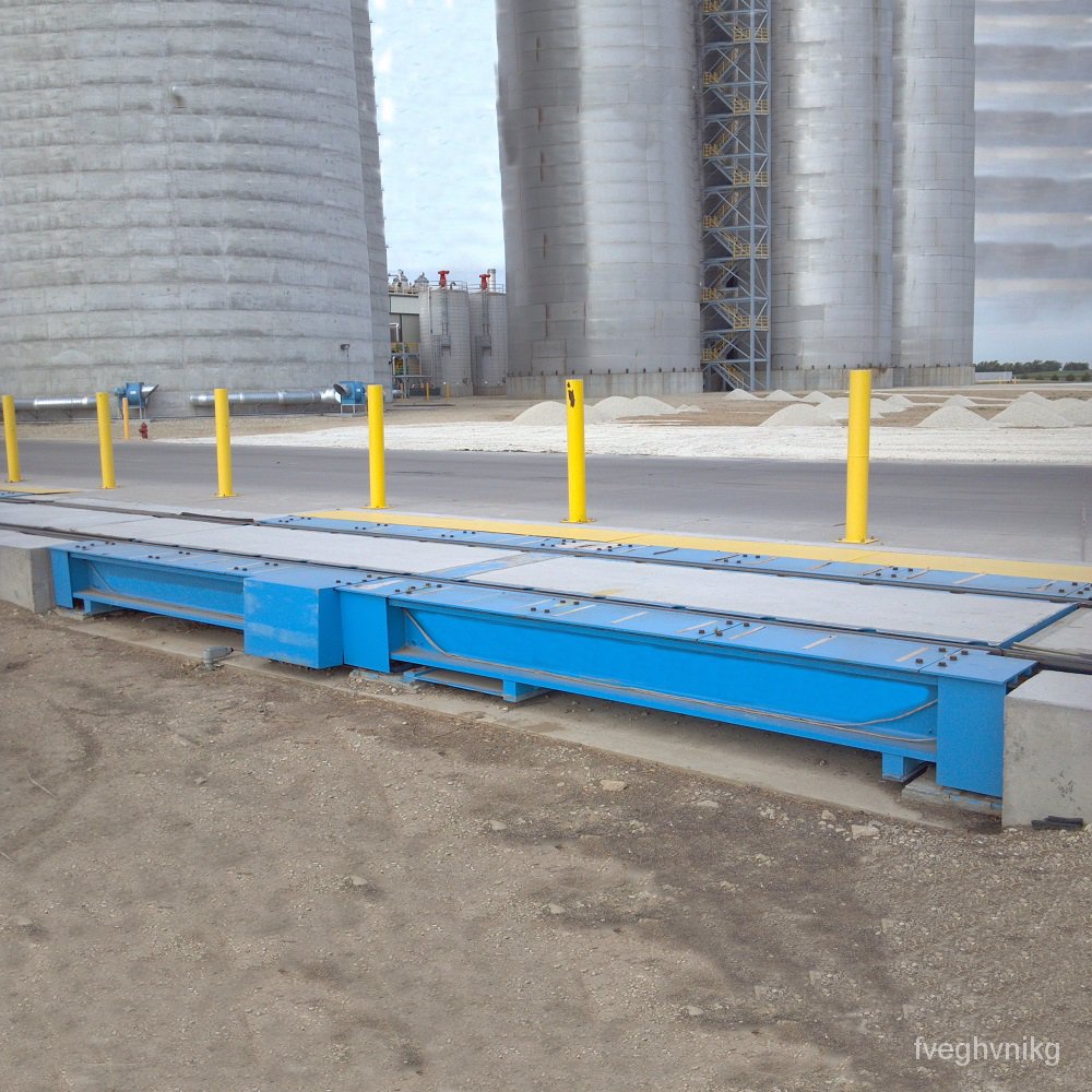 100 ton Industrial Weighing Rail Scales Digital Electronic Weighbridge Truck Weighing Scale for ...