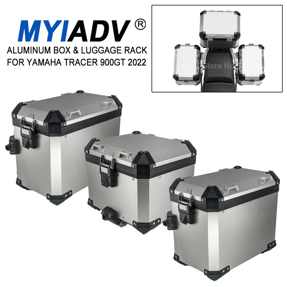 Motorcycle Aluminum Box Luggage Rack For Yamaha Tracer900 GT 900GT 2022 ...