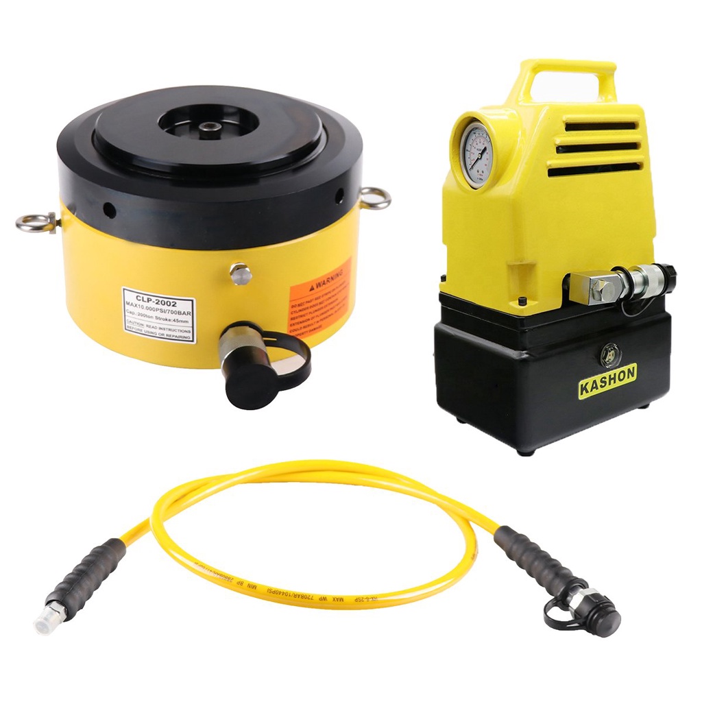 CLP series pancake lock nut hydraulic cylinder jack ram | Shopee ...