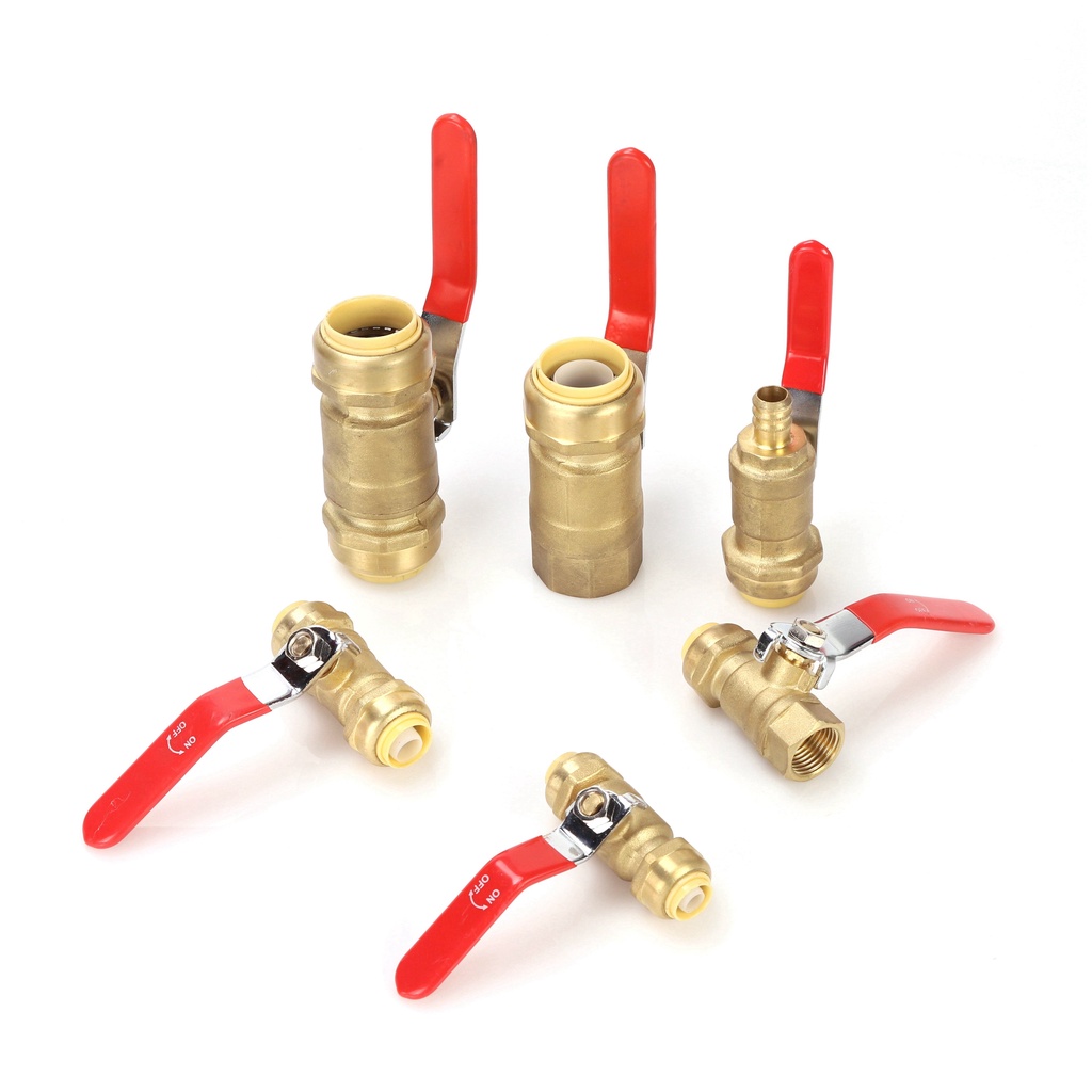 Hailiang Water Shut Off PEX Copper Push Fit Ball Valve Fittings Brass ...