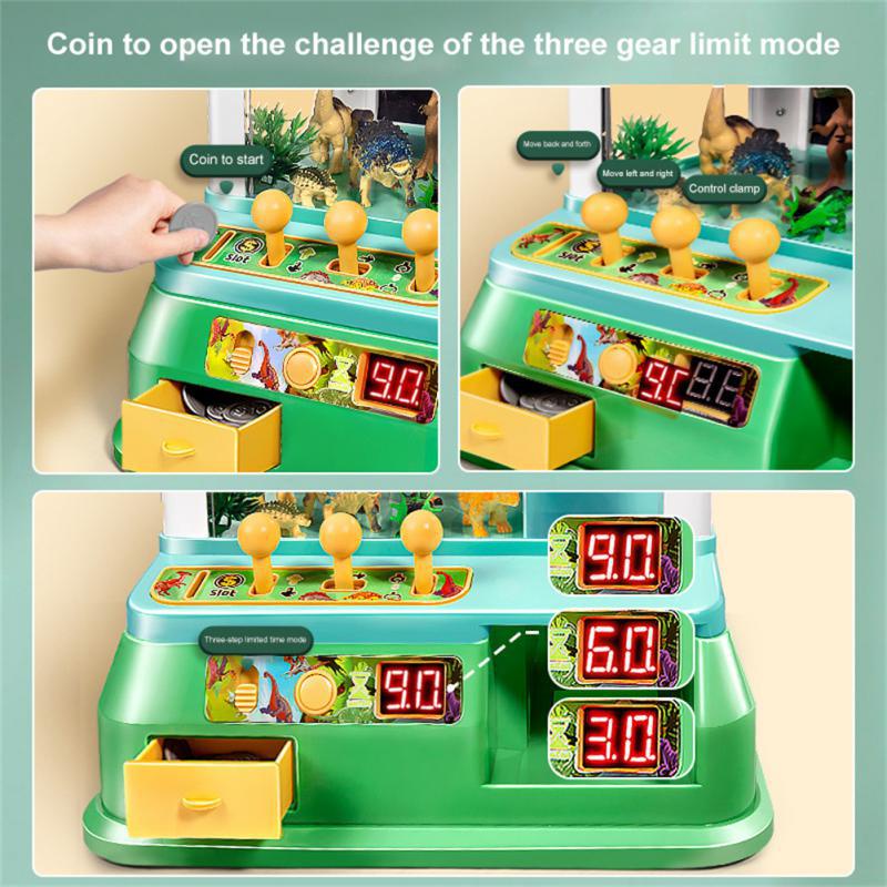 Dinosaur Baby Claw Catch Toy Kids Coin Operated Play Game Doll Grabbing ...