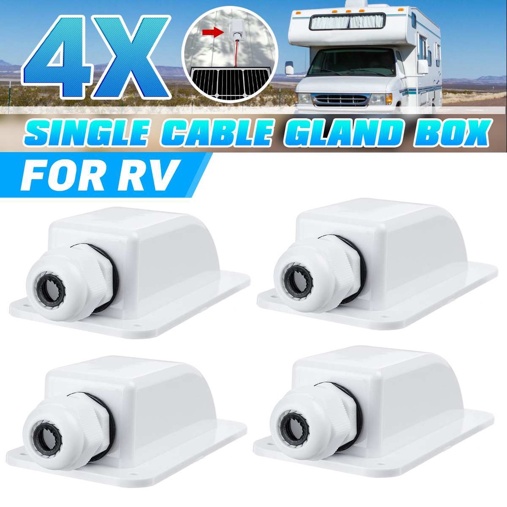 Camper Accessories Caravan Solar Car Junction Box Roof Wire Entry Solar ...