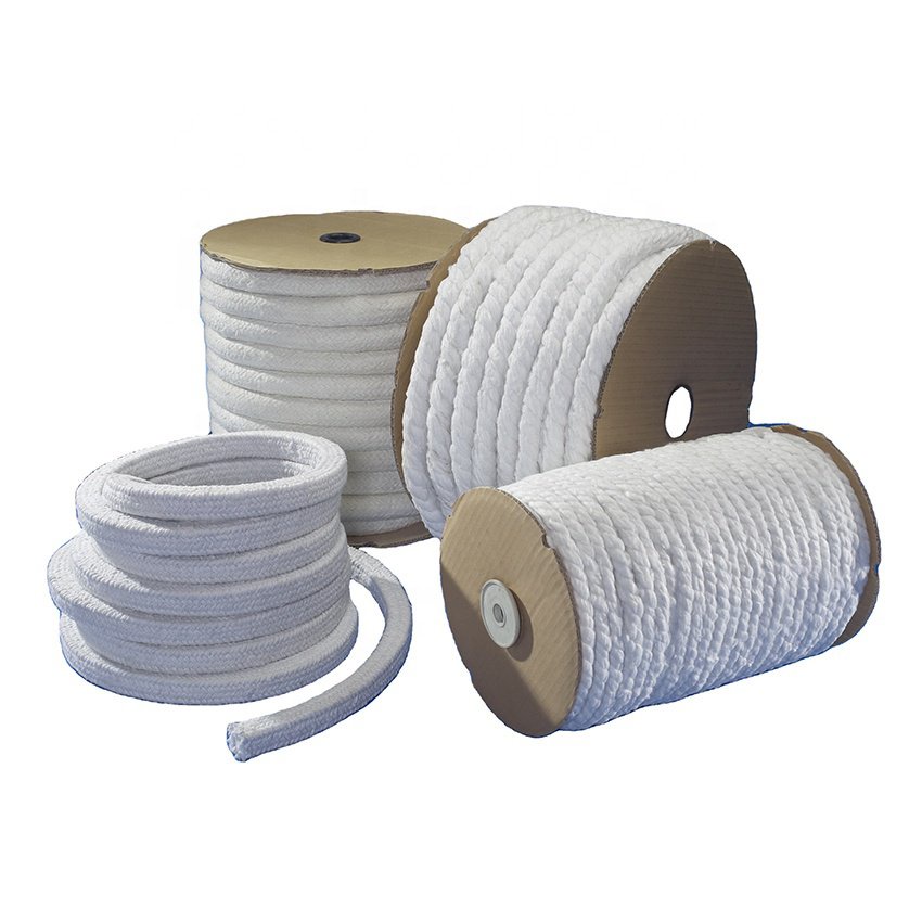 aluminum silicate fiber braided rope 1260 kiln heat thermal insulation ...