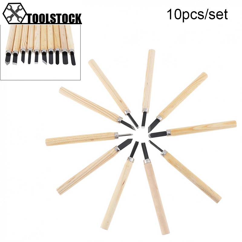 6/10/12pcs Professional Wood Carving Chisel Cutting Hand Tool Set for ...