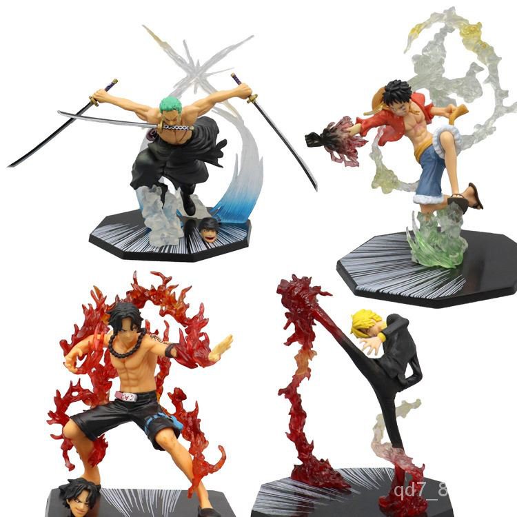 One Piece Figures Set Make Your Own Mini Cartoon Model Toys Pvc Giant ...