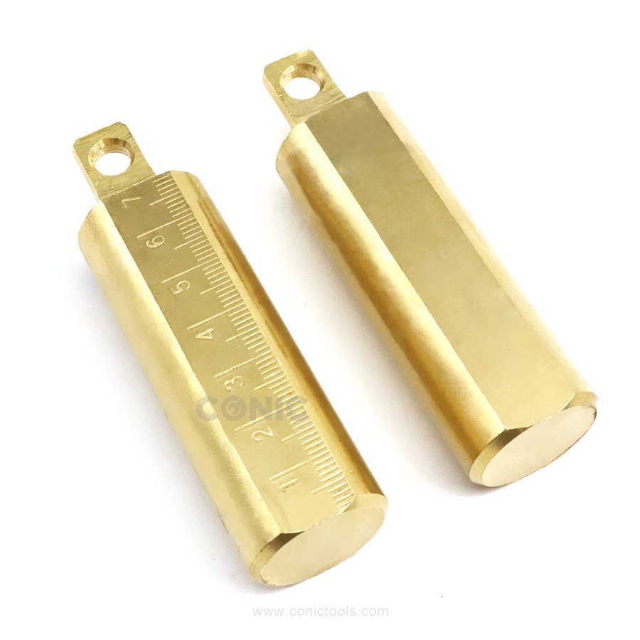 Fuel tank oil level gauge 280g brass dip weight for oil tape measure ...